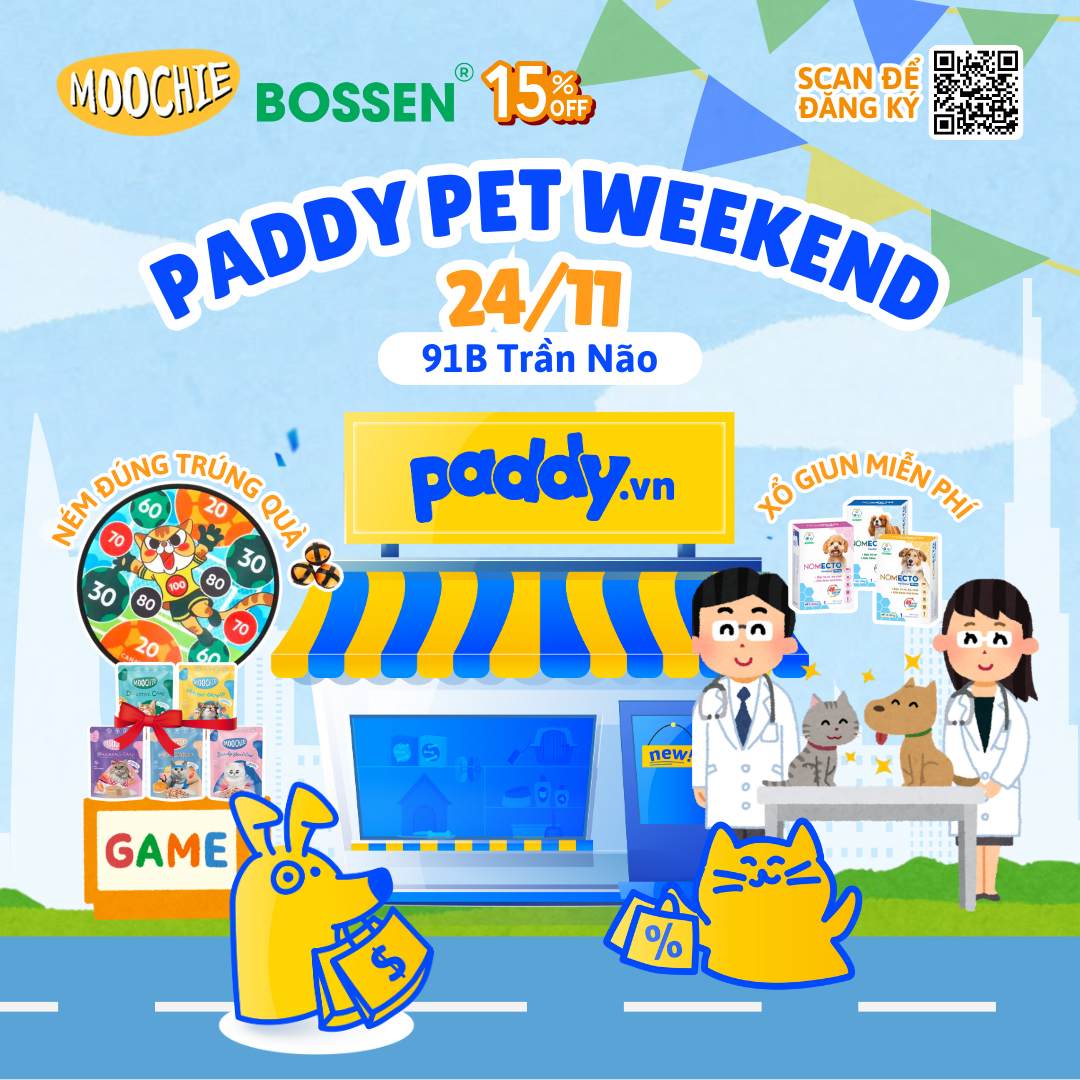 Sự Kiện "Paddy Pet Weekend 24/11/2024" Tại Paddy 91B Trần Não – Paddy ...