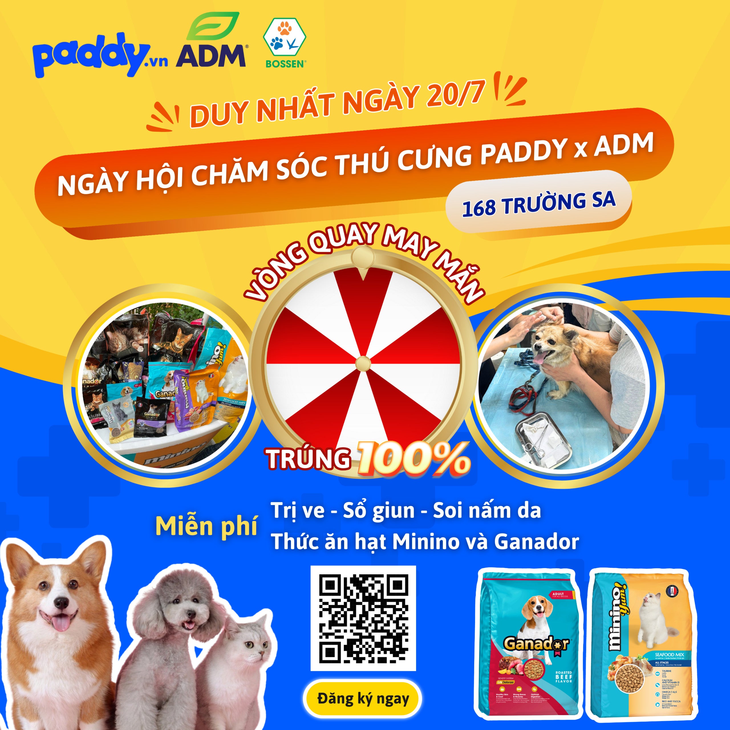 Ngày Hội Chăm Sóc Thú Cưng Paddy 20/7/2024 – Paddy Pet Shop