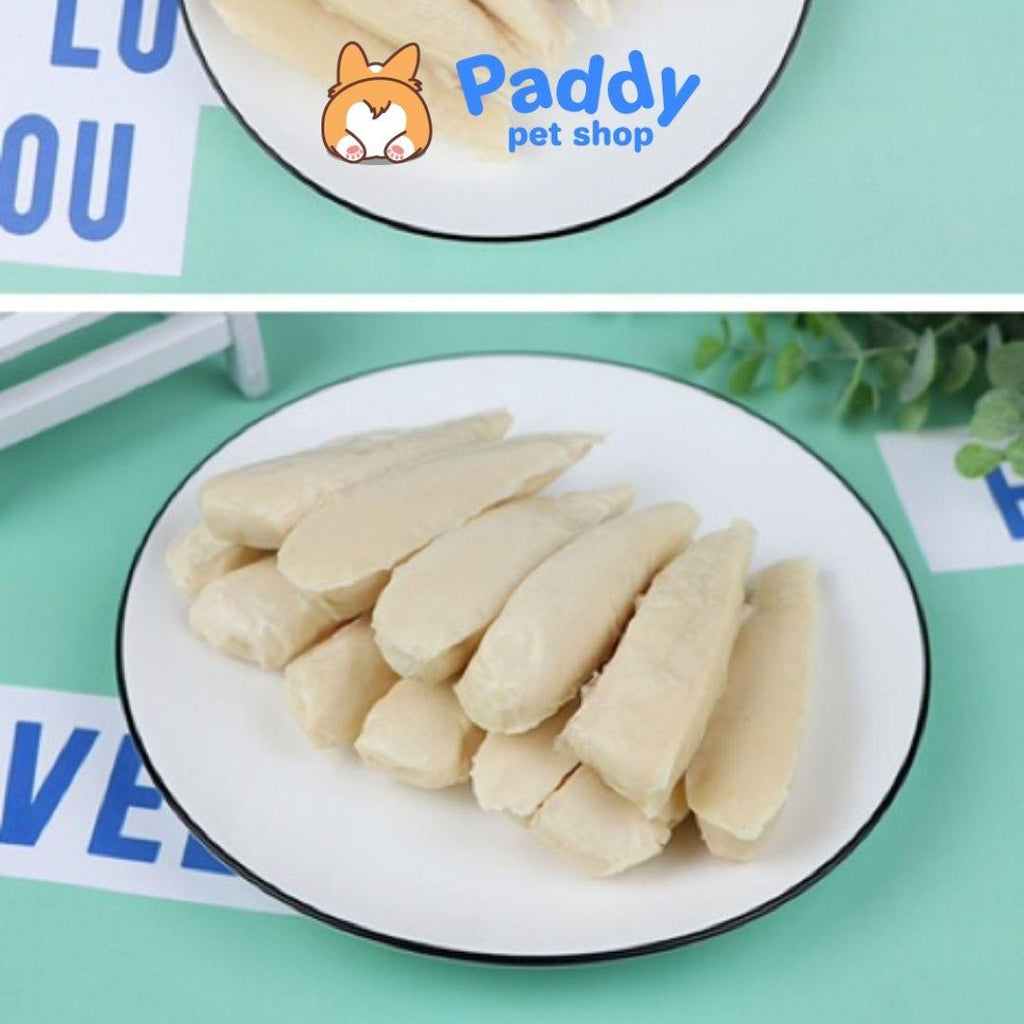 Bánh Thưởng Chó Mèo Ức Gà Hấp Ăn Liền 40g – Paddy Pet Shop