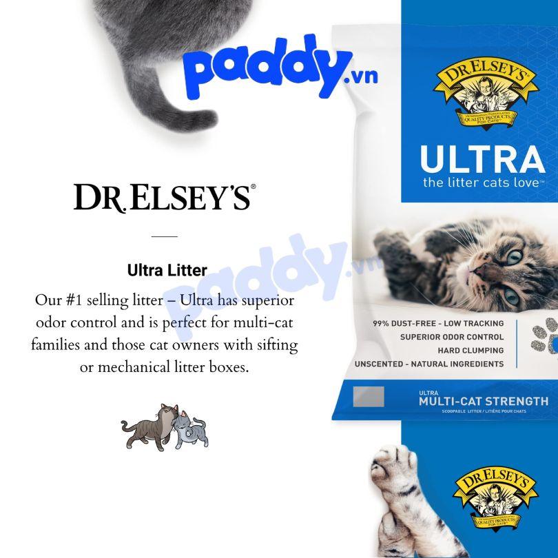 Cát Đất Sét Mèo Không Mùi Dr Elseys Ultra – Paddy Pet Shop
