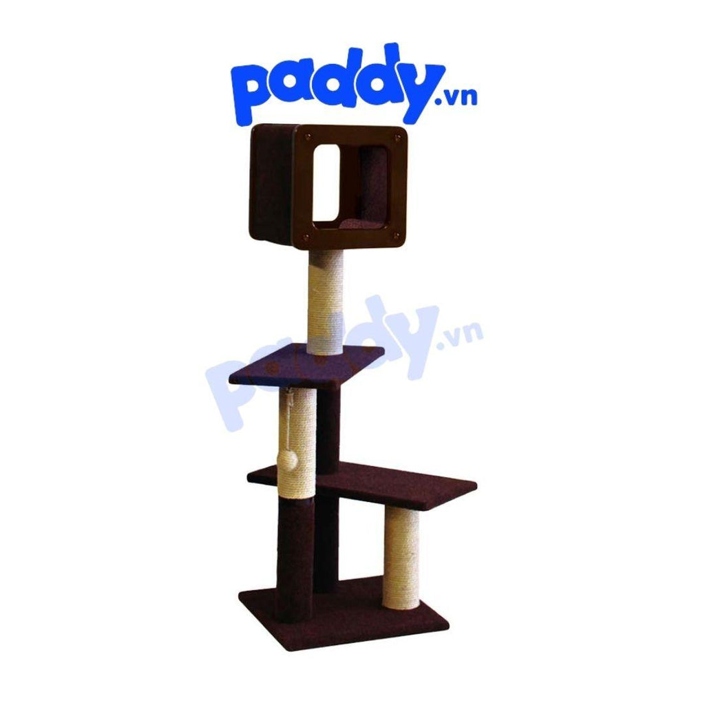 [120cm] Tháp Mèo Cào Móng Cattyman Cat Tree H120 – Paddy Pet Shop