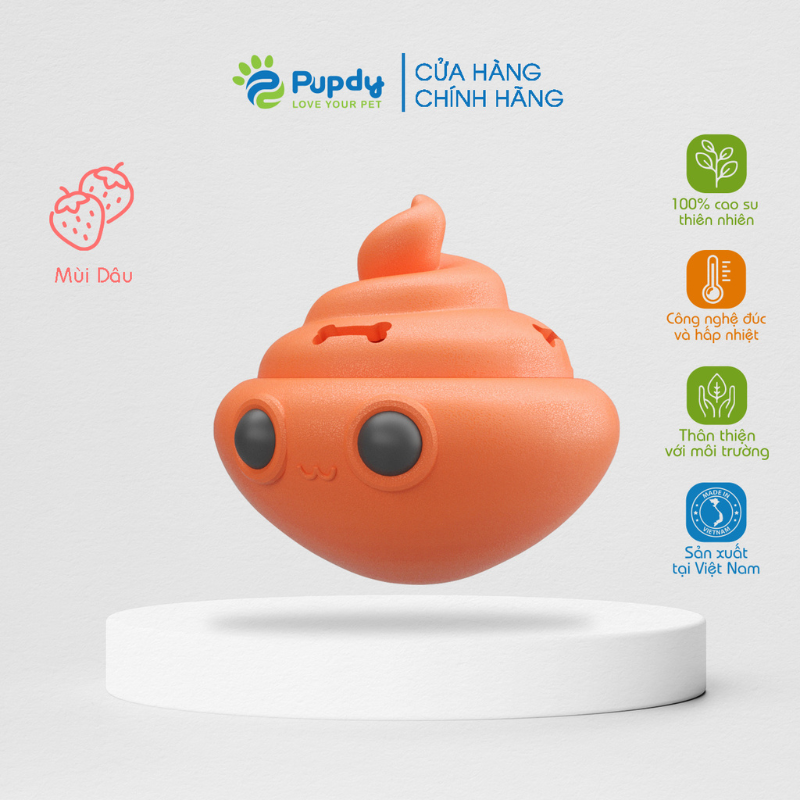 Đồ Chơi Cho Chó Cao Su Pupdy Poo Lắc Lư – Paddy Pet Shop