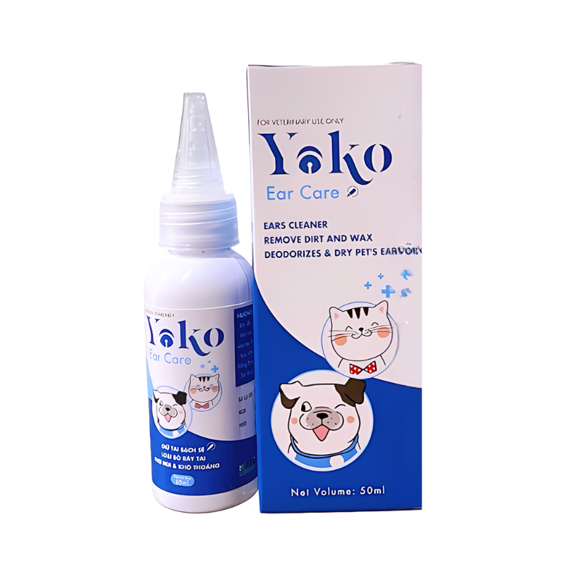 Dung Dịch Vệ Sinh Tai Chó Mèo Yoko 50ml – Paddy Pet Shop