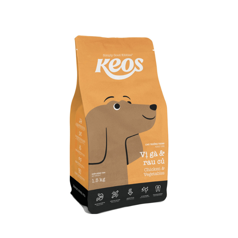 Hạt Cho Chó Mọi Lứa Tuổi Keos – Paddy Pet Shop