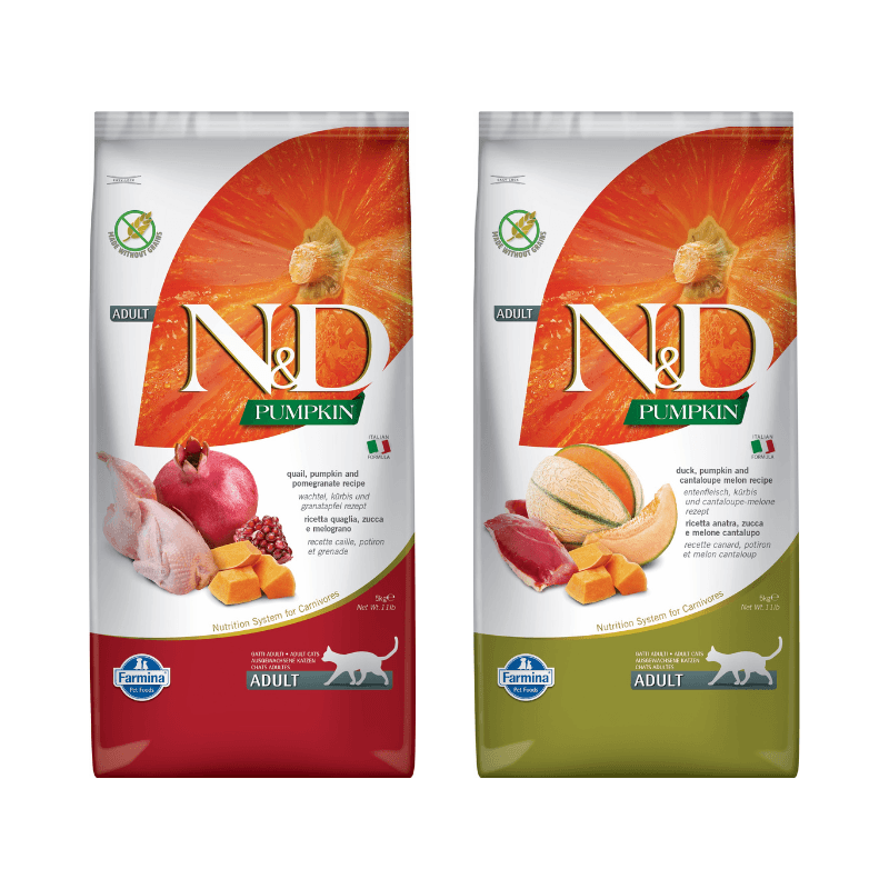 Hạt Cho Mèo Trưởng Thành N&D Dòng Pumpkin – Paddy Pet Shop