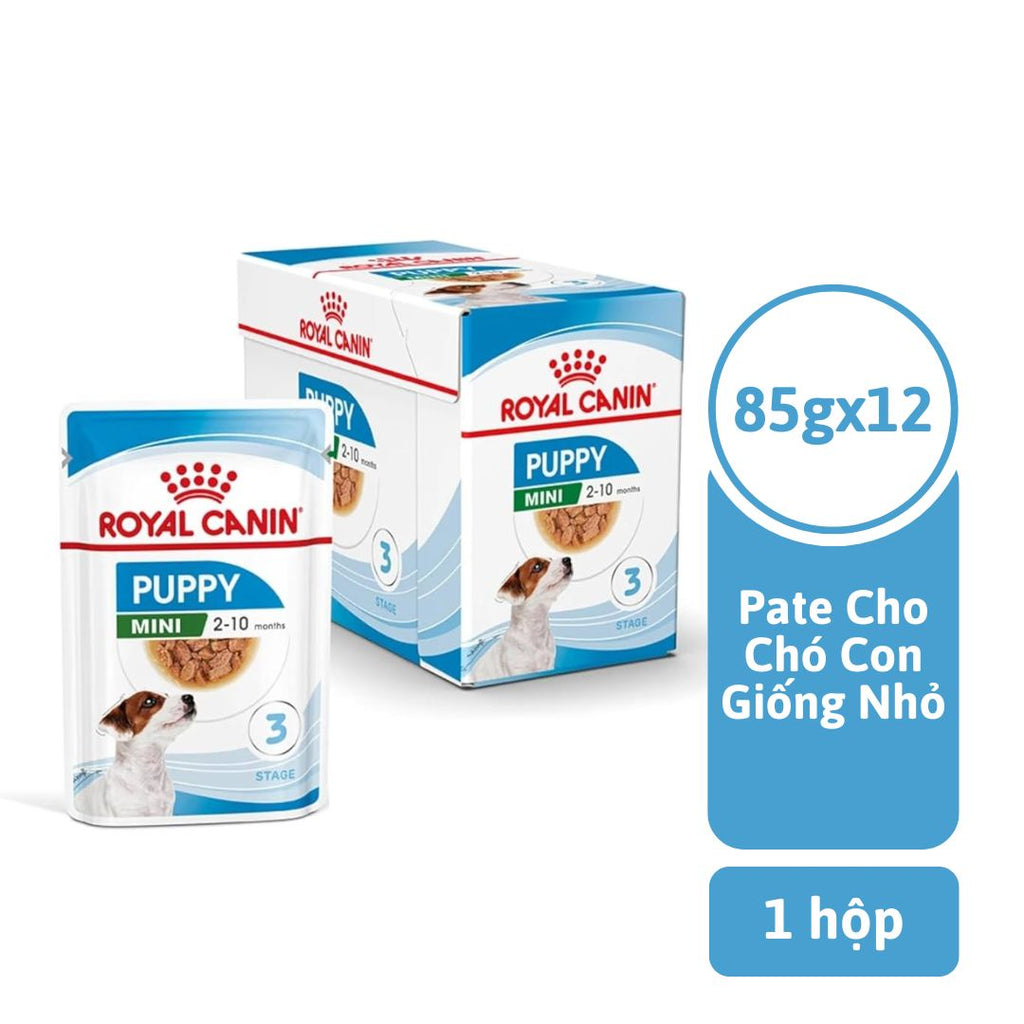 Pate Cho Chó Con Giống Nhỏ Royal Canin Mini Puppy 85g – Paddy Pet Shop