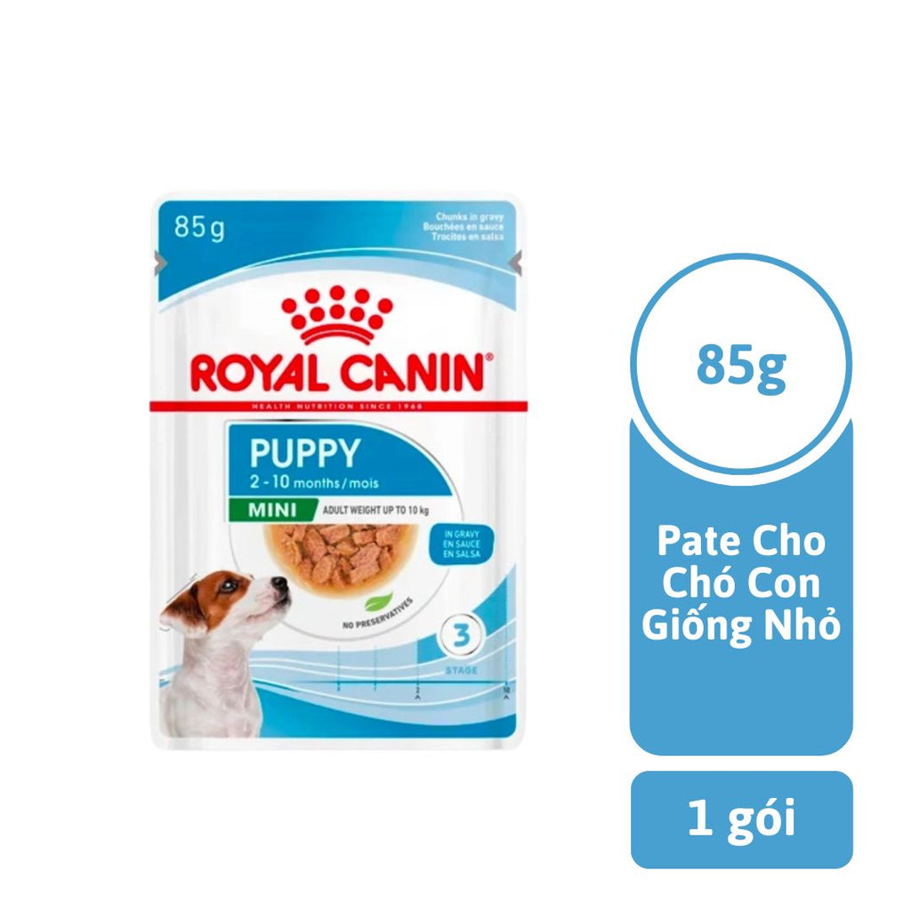 Pate Cho Chó Con Giống Nhỏ Royal Canin Mini Puppy 85g – Paddy Pet Shop