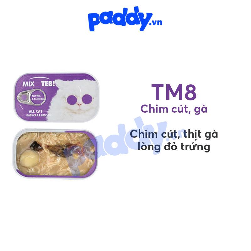 Pate Mèo Teb Mix Vị Lon 125g – Paddy Pet Shop