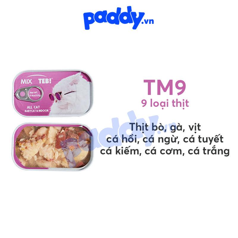 Pate Mèo Teb Mix Vị Lon 125g – Paddy Pet Shop