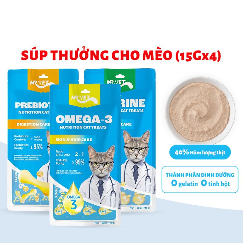Súp Thưởng Cho Mèo Mr.Vet – Paddy Pet Shop