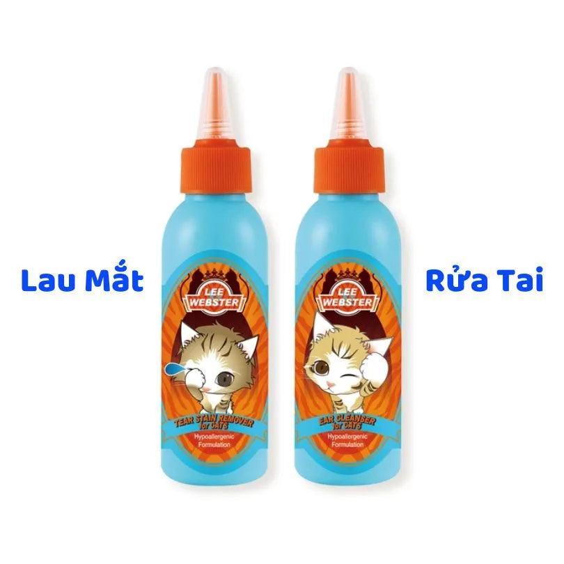 Dung Dịch Vệ Sinh Mèo Lee & Webster 130ml – Paddy Pet Shop