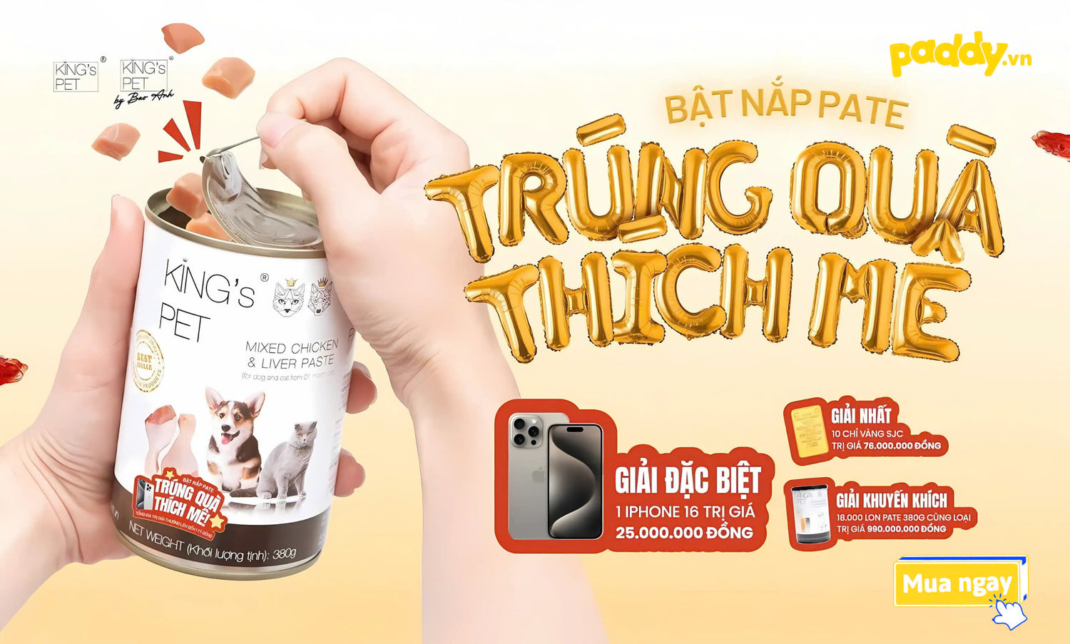 Paddy Pet Shop | Thức Ăn, Phụ Kiện Thú Cưng, Giao Hỏa Tốc Freeship