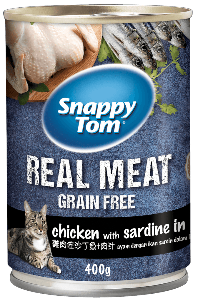 Pate Mèo Snappy Tom Real Fish - Lon 400g – Paddy Pet Shop