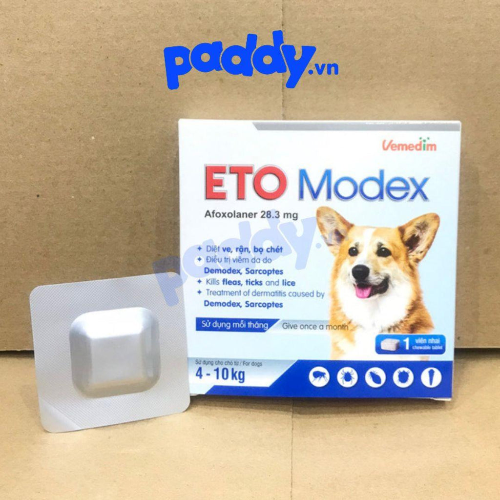 Trị Ve Rận Chó Mèo Eto Modex – Paddy Pet Shop