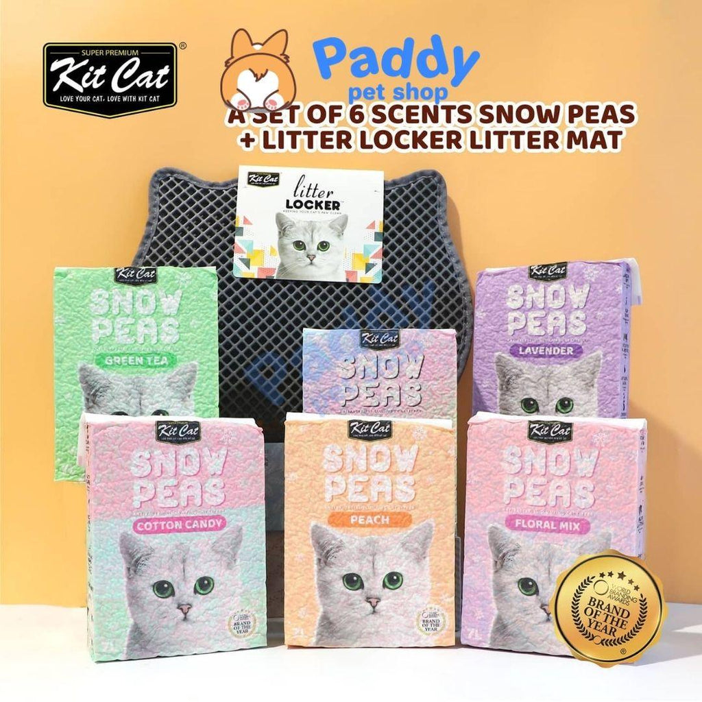 Cát Vệ Sinh Đậu Tuyết Kit Cat Snow Peas Cho Mèo (7L) – Paddy Pet Shop