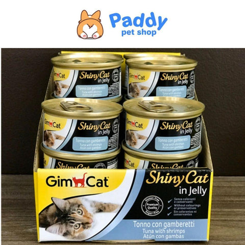Pate Mèo Mọi lứa Tuổi GimCat Shiny Cat Filet Lon 70g – Paddy Pet Shop