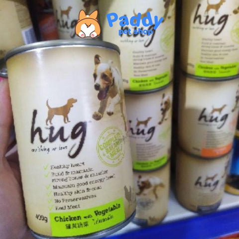 Pate Cho Chó Mọi Lứa Tuổi Hug Nhiều Vị (Lon 400g) – Paddy Pet Shop