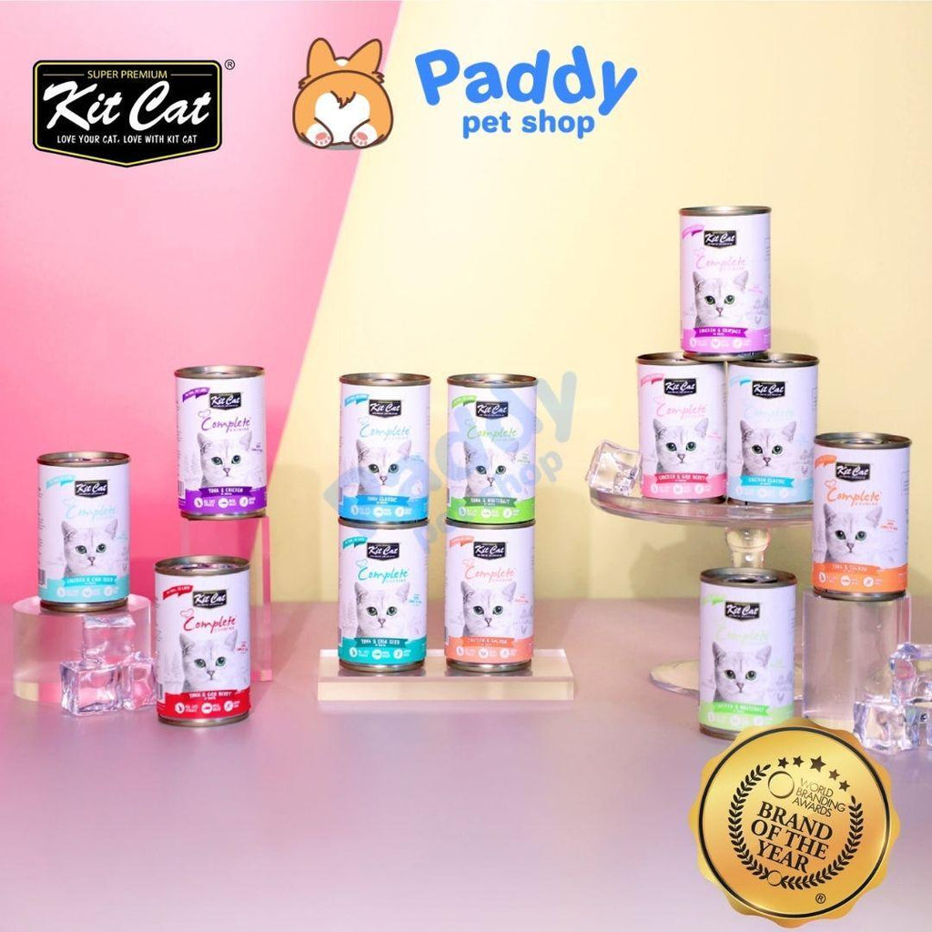 Pate Mèo Mọi Lứa Tuổi Kit Cat Complete Lon 150g – Paddy Pet Shop