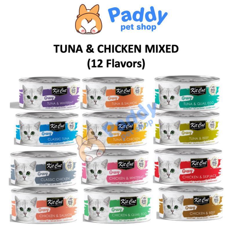 Pate Mèo Mọi Lứa Tuổi Kit Cat Gravy Lon 70g – Paddy Pet Shop