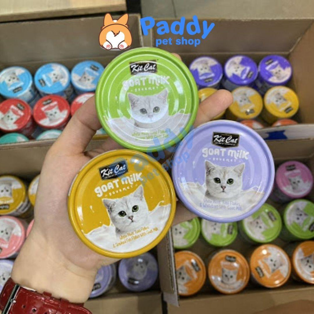 Pate Mèo Kit Cat Sữa Dê Bổ Sung Canxi (Lon 85g) – Paddy Pet Shop