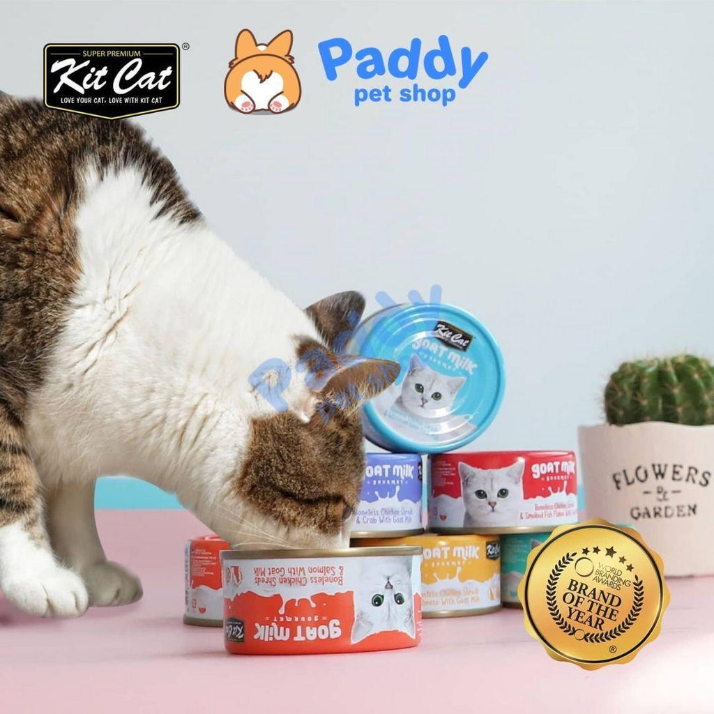 Pate Mèo Kit Cat Sữa Dê Bổ Sung Canxi (Lon 85g) – Paddy Pet Shop