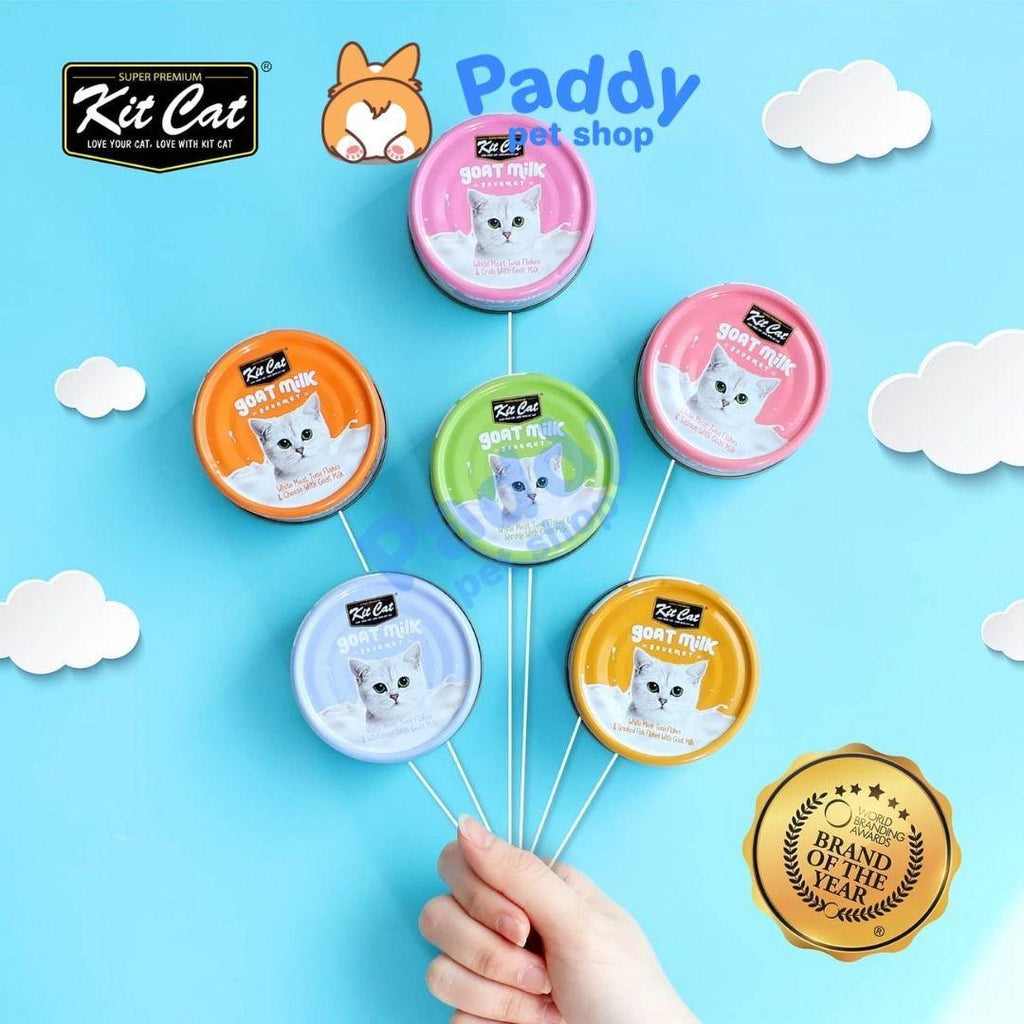 Pate Mèo Kit Cat Sữa Dê Bổ Sung Canxi (Lon 85g) – Paddy Pet Shop