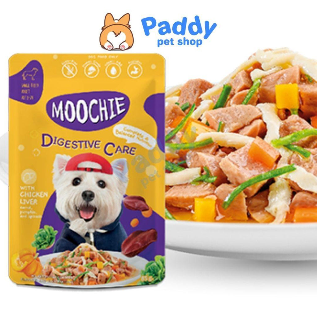Pate Cho Chó Mọi Lứa Tuổi MooChie Gà Sốt 85g (Thái Lan) – Paddy Pet Shop