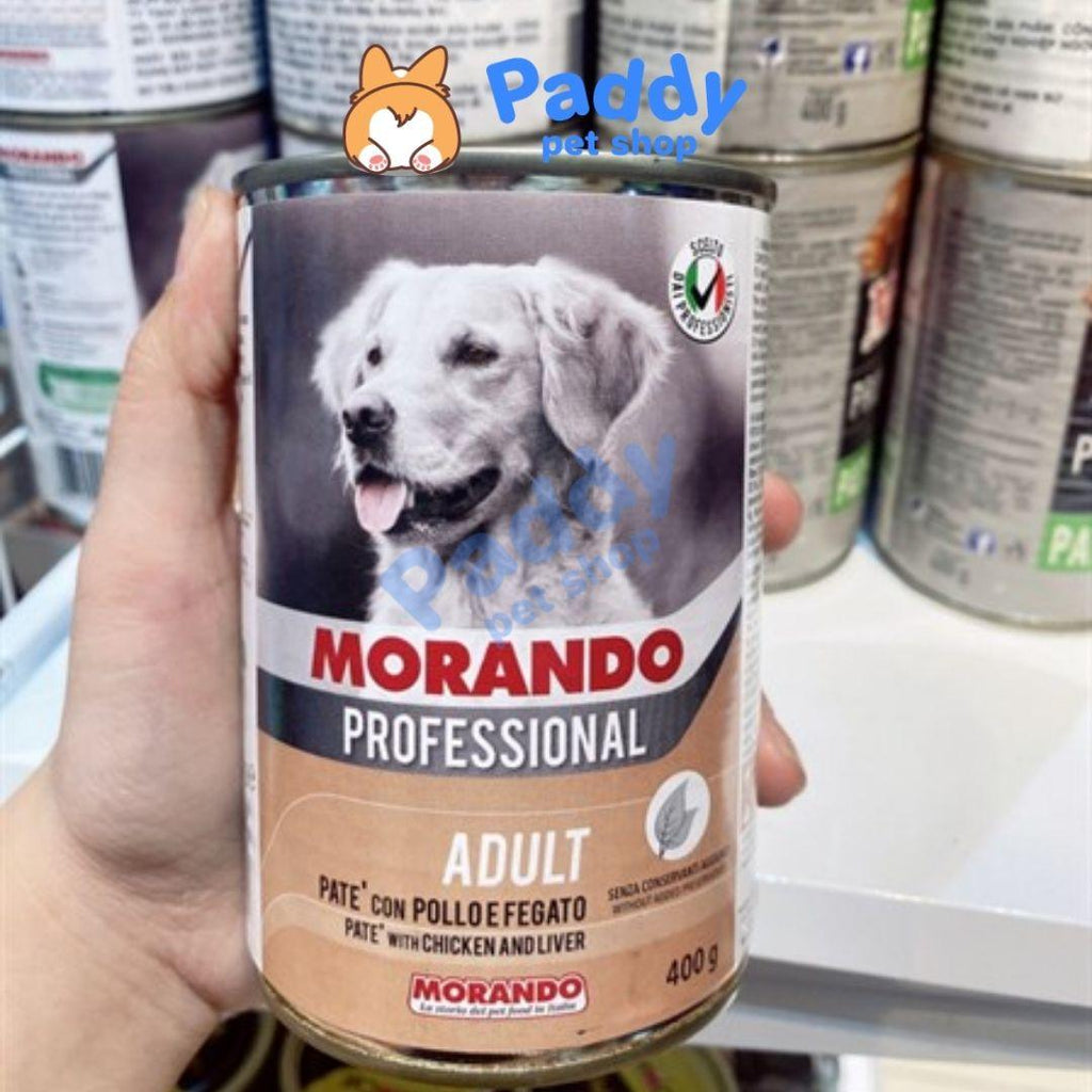Pate Morando Cho Chó Trưởng Thành (Lon 400g) – Paddy Pet Shop