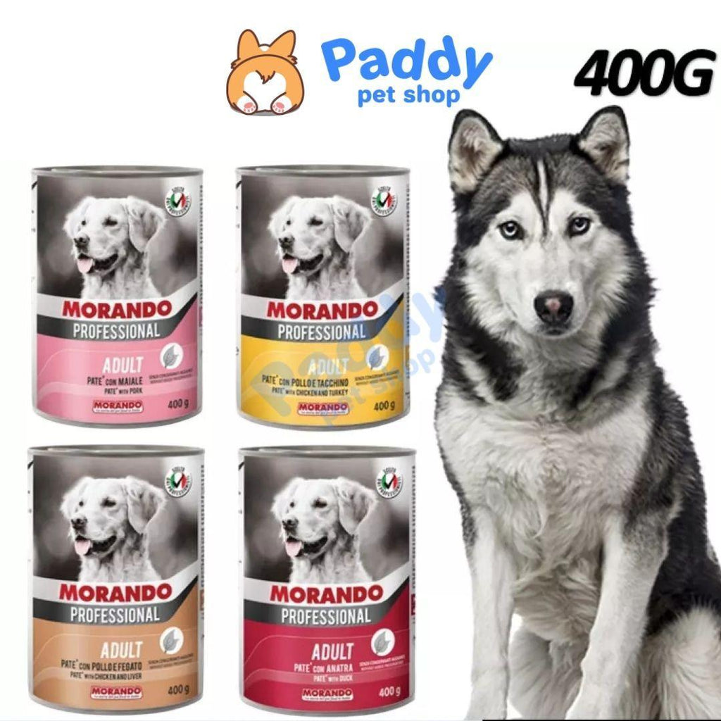 Pate Morando Cho Chó Trưởng Thành (Lon 400g) – Paddy Pet Shop