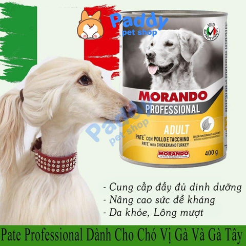 Pate Morando Cho Chó Trưởng Thành (Lon 400g) – Paddy Pet Shop