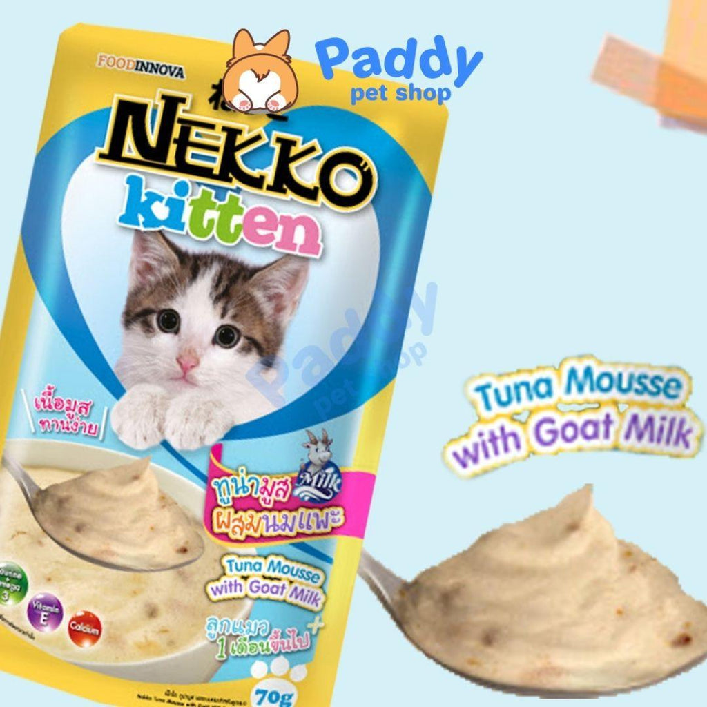 Pate Mèo Con Dạng Kem Nekko Kitten Mousse 70g – Paddy Pet Shop
