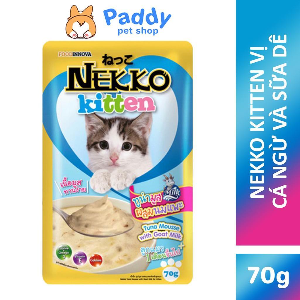 Pate Mèo Con Dạng Kem Nekko Kitten Mousse 70g – Paddy Pet Shop