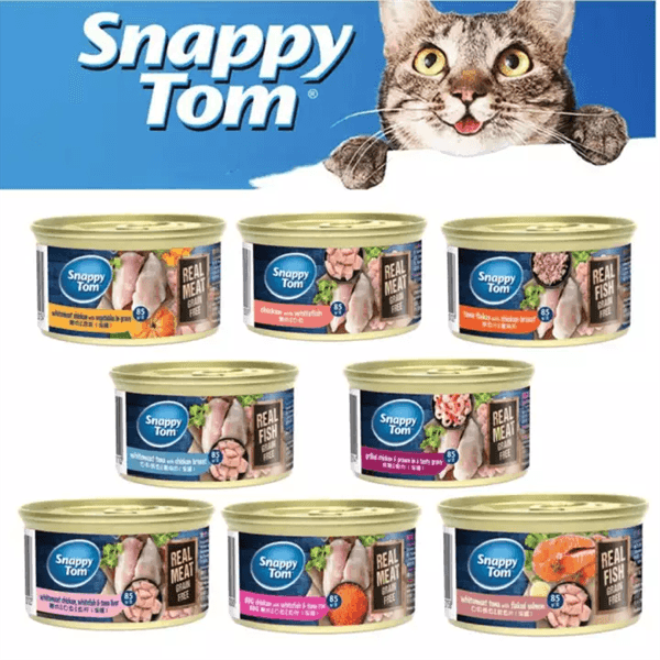 Pate Mèo Snappy Tom Premium (Lon 85g) – Paddy Pet Shop