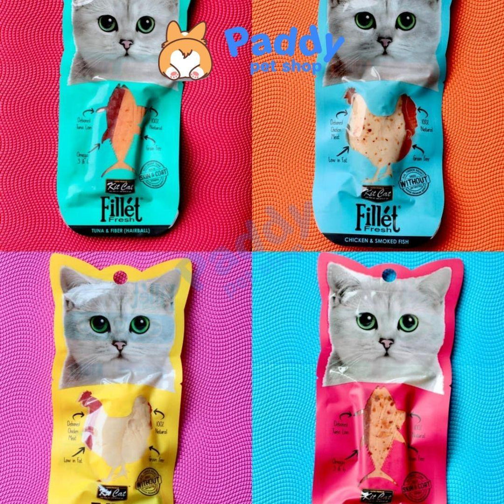 Bánh Thưởng Mèo Kit Cat Phi Lê Ngừa Búi Lông 30g – Paddy Pet Shop