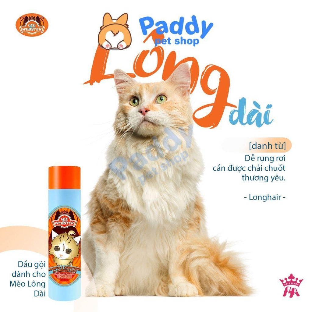 Sữa Tắm Cho Mèo Gội & Xả Lee & Webster 280g – Paddy Pet Shop