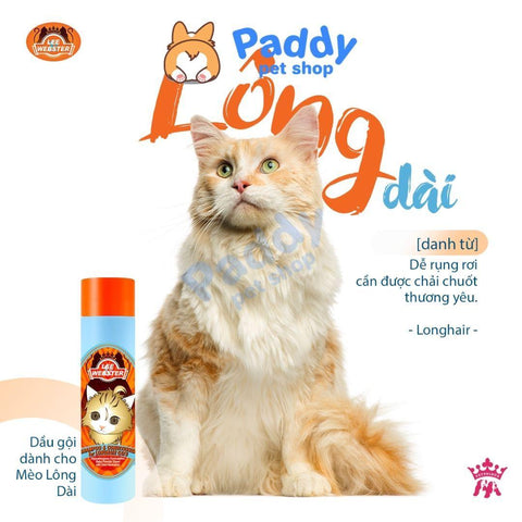Sữa Tắm Cho Mèo Gội & Xả Lee & Webster 280g – Paddy Pet Shop