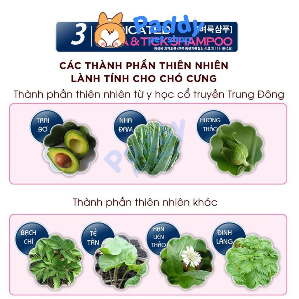 Sữa Tắm Thảo Dược Trị Ve Rận Cho Chó Budle Flea & Tick 300g – Paddy Pet ...
