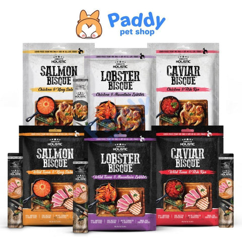 Súp Thưởng Cho Chó Mèo Absolute Holistic BISQUE 60g (Túi 5 tuýp) – Paddy Pet Shop