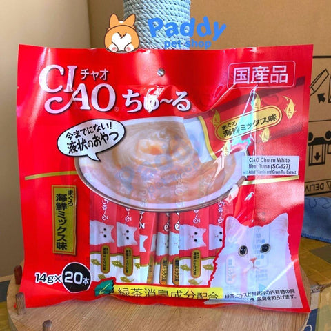 Súp Thưởng Mèo Ciao Thái Lan (Túi Lớn 20 Tuýp) – Paddy Pet Shop