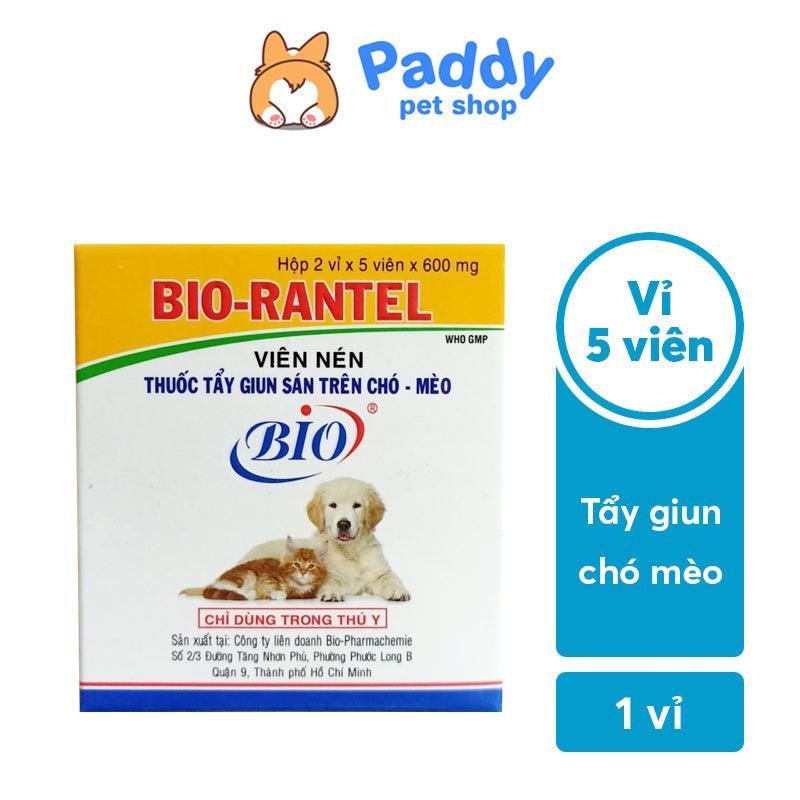 Viên tẩy giun Bio-Rantel Cho Chó Mèo – Paddy Pet Shop